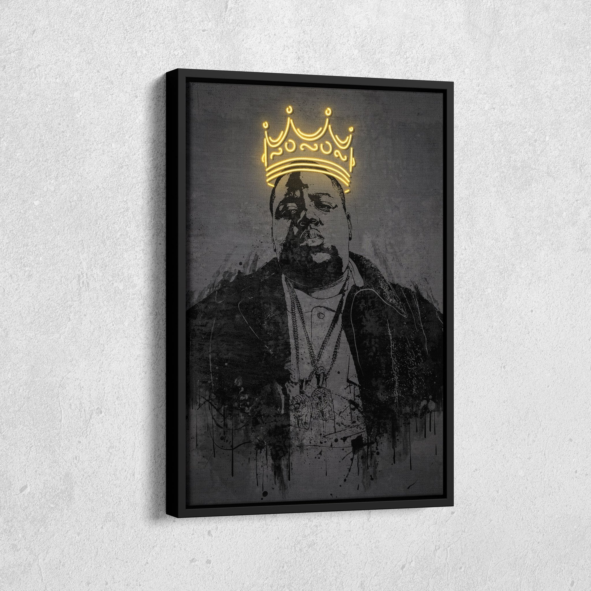 The Notorious B.I.G Neon Canvas Art | Music Wall Decor – CanvasNeon