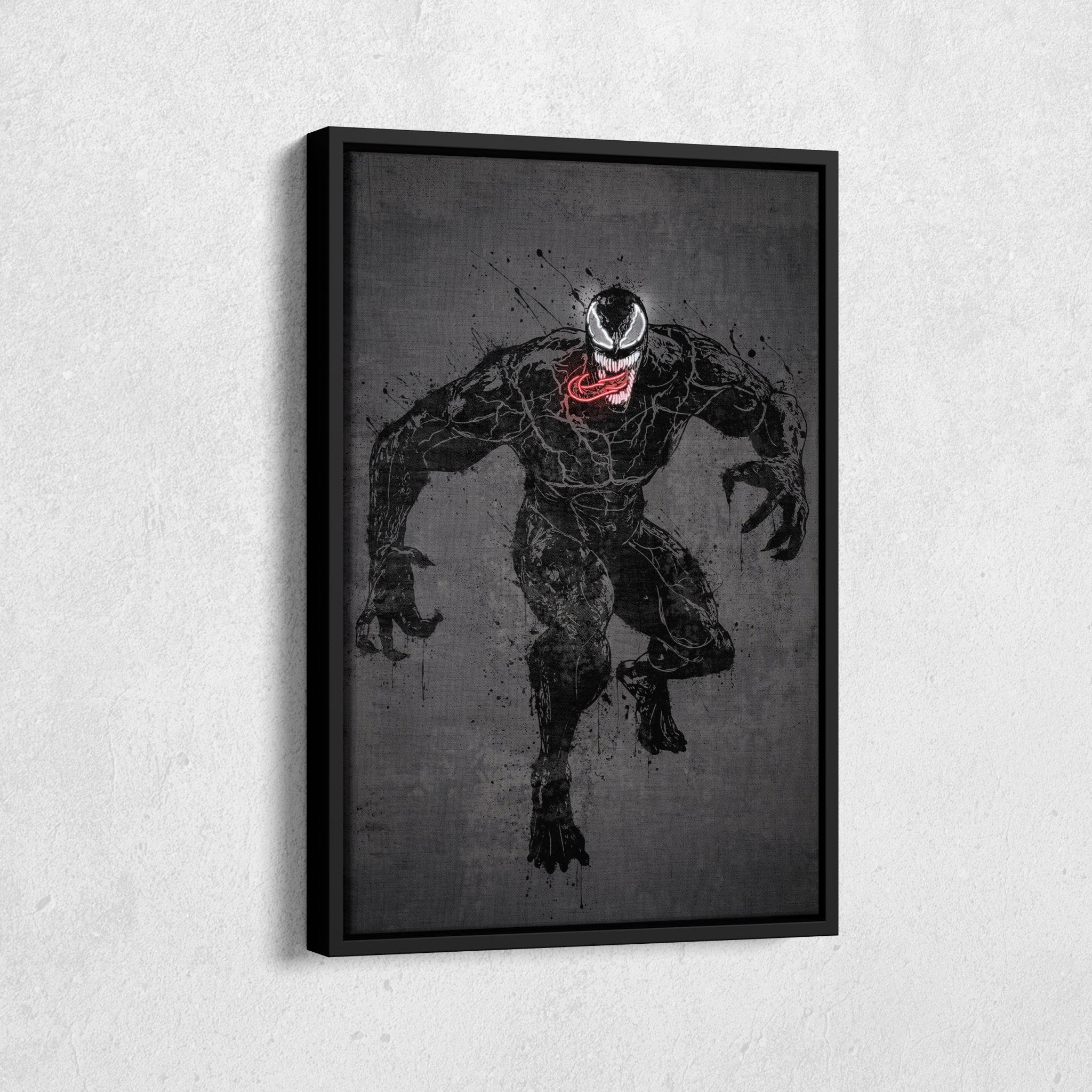 Venom Canvas | Marvel Neon Wall Art – CanvasNeon