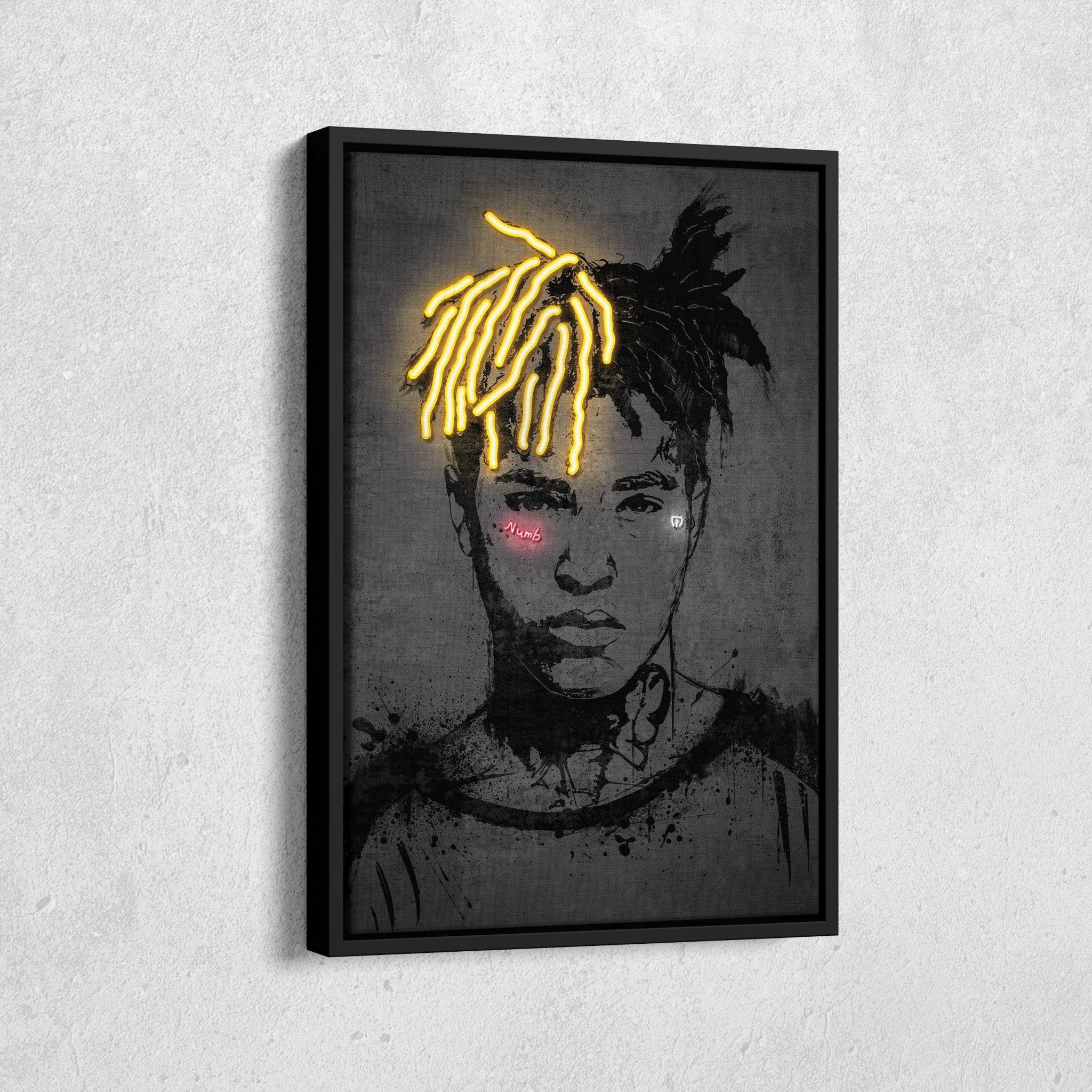 XXXTentacion Neon Canvas Art | Music Wall Decor – CanvasNeon